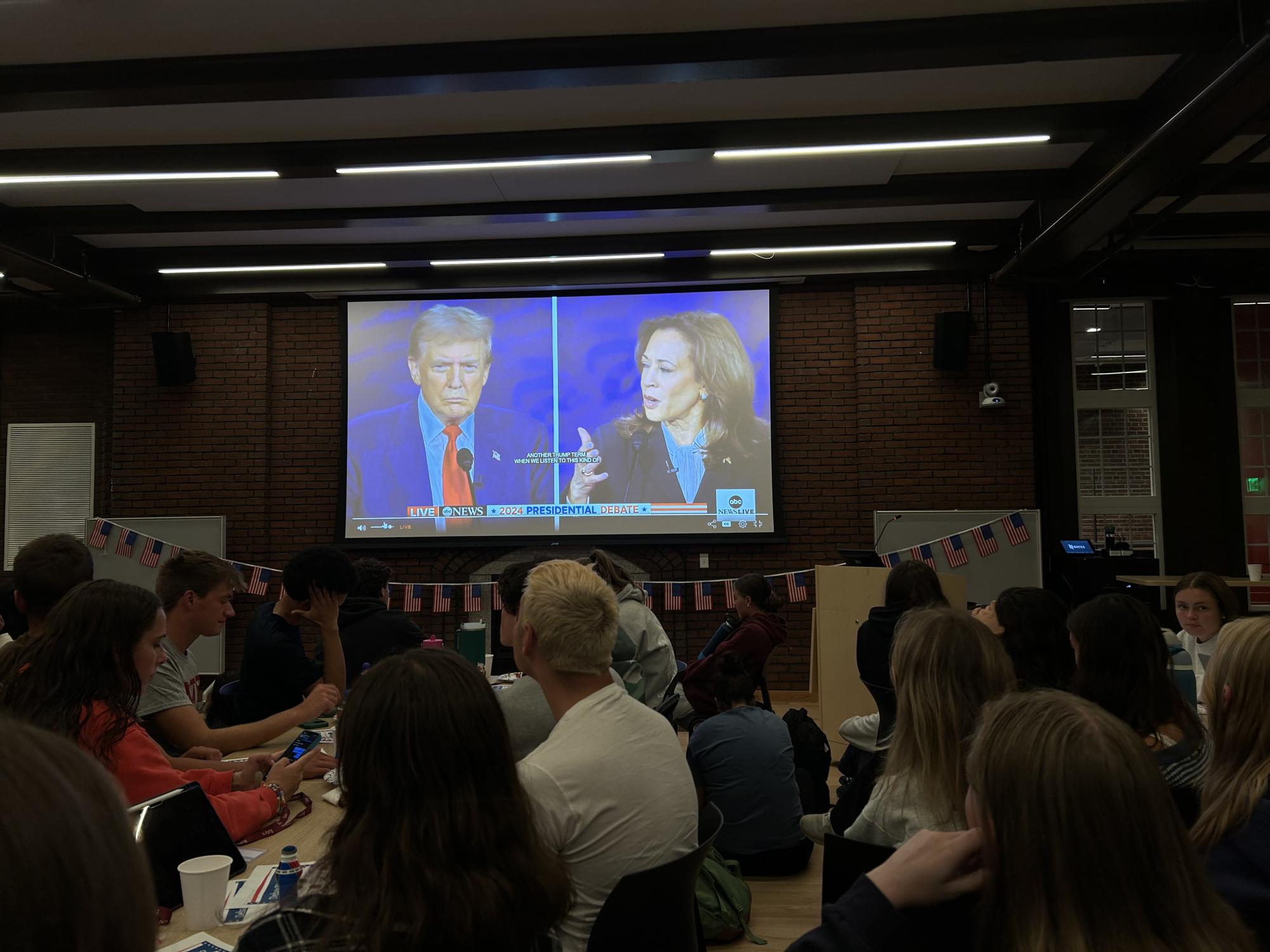 Four Takeaways From the Presidential Debate Watch Party – The Bates Student